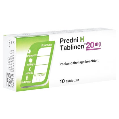 Predni H Tablinen 20 mg Tabletten 10 St mit E-Rezept kaufen | DocMorris