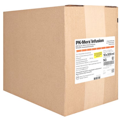 PK MERZ Infusion 10X500 ml mit E-Rezept kaufen | DocMorris