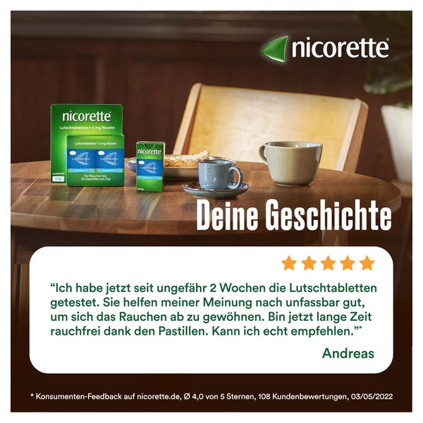 nicorette Lutschtablette freshmint 2 mg Nikotin 80 St, 80 St online ...