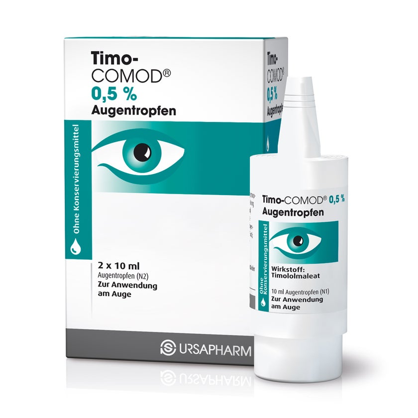 TIMO Comod 0,5% Augentropfen 2X10 ml mit E-Rezept kaufen | DocMorris