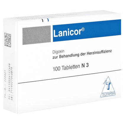Lanicor Tabletten 100 St mit E-Rezept kaufen | DocMorris