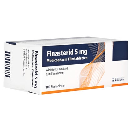 FINASTERID 5 mg Medicopharm Filmtabletten 100 St mit E-Rezept kaufen ...