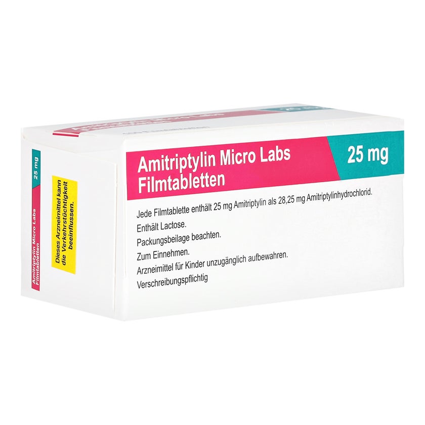 AMITRIPTYLIN Micro Labs 25 mg Filmtabletten 100 St mit E-Rezept kaufen ...