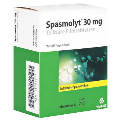 Spasmolyt 30 mg teilbare Filmtabletten 50 St mit E-Rezept kaufen ...