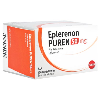 Eplerenon Puren 50 mg Filmtabletten 100 St mit E-Rezept kaufen | DocMorris