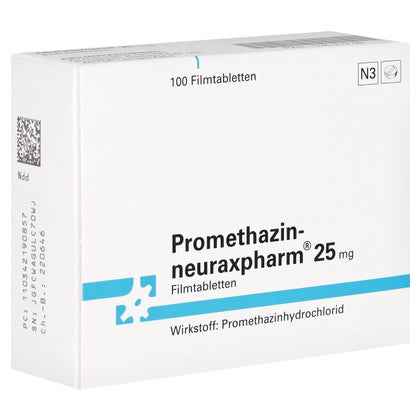 PROMETHAZIN-neuraxpharm 25 mg Filmtabletten 100 St, 100 St online ...
