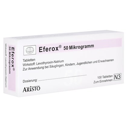 Eferox 50 Mikrogramm Tabletten 100 St mit E-Rezept kaufen | DocMorris