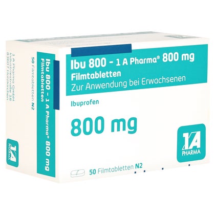 IBU 800-1a Pharma Filmtabletten 50 St mit E-Rezept kaufen | DocMorris