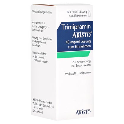 TRIMIPRAMIN Aristo 40 mg/ml Lösung z.Einnehmen 30 ml mit E-Rezept ...