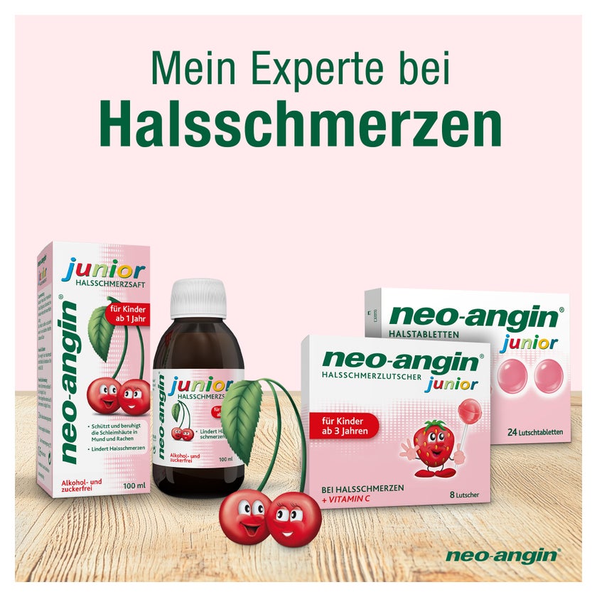 neo-angin junior Halsschmerzsaft 100 ml online kaufen | DocMorris