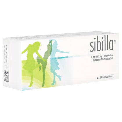 Sibilla 2 Mg/0,03 mg Filmtabletten 6X21 St mit E-Rezept kaufen | DocMorris