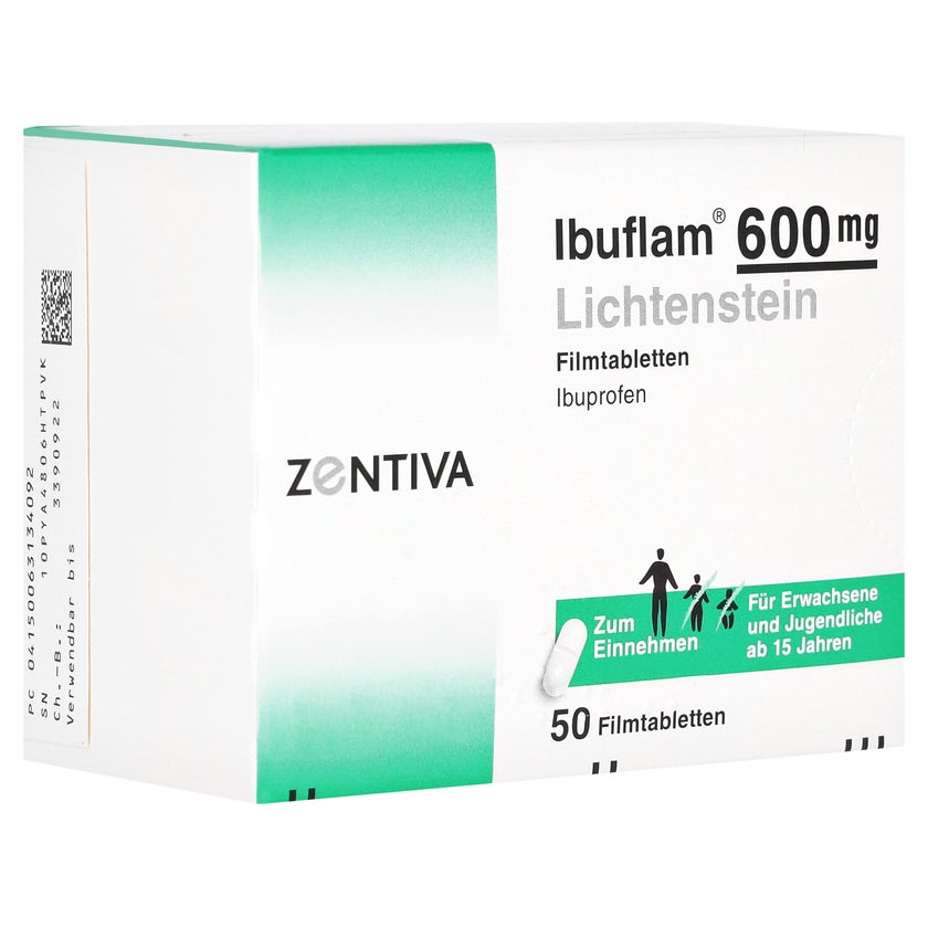 IBUFLAM 600 mg Lichtenstein Filmtabletten 50 St mit E-Rezept kaufen ...