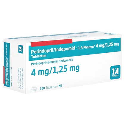 PERINDOPRIL Indapamid-1A Phar.4mg/1,25mg Tabletten 100 St mit E-Rezept ...