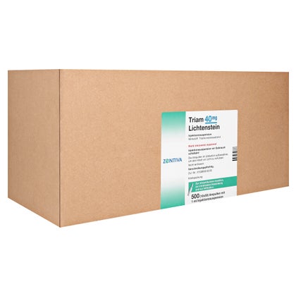 TRIAM 40 Lichtenstein Kristallsuspension Ampullen 500X1 ml mit E-Rezept ...
