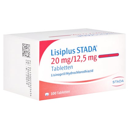 Lisiplus Stada 20 mg/12,5 mg Tabletten 100 St mit E-Rezept kaufen ...