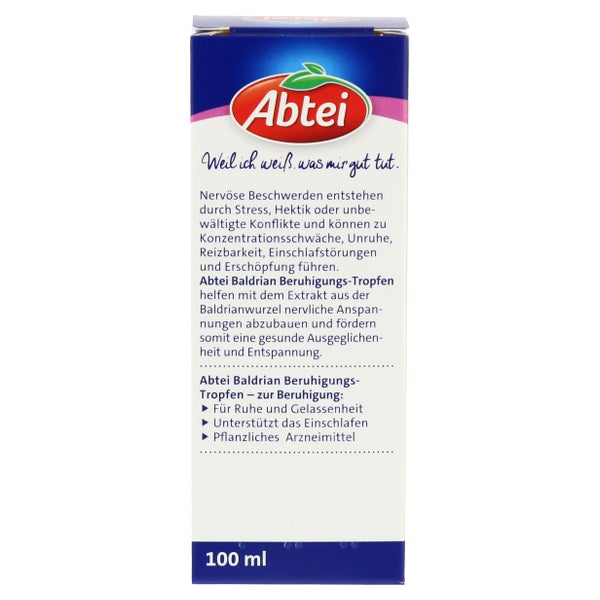 Abtei Baldrian Beruhigungstropfen 100 ml, 100 ml online kaufen | DocMorris
