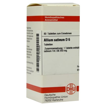 Allium Sativum D 6 Tabletten 80 St online kaufen | DocMorris