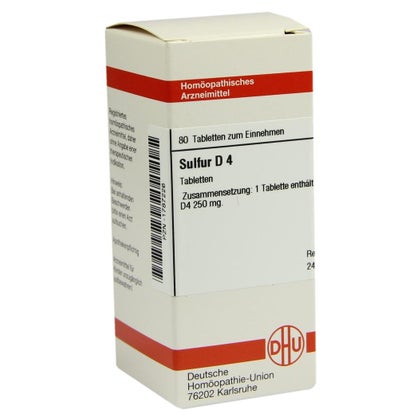 Sulfur D 4 Tabletten 80 St online kaufen | DocMorris