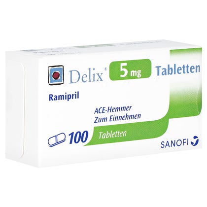 Delix 5 mg Tabletten 100 St mit E-Rezept kaufen | DocMorris