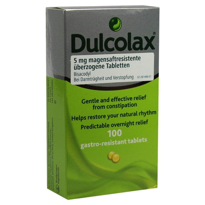 Dulcolax Dragees Magensaftresistente Tab - Reimport 100 St online ...