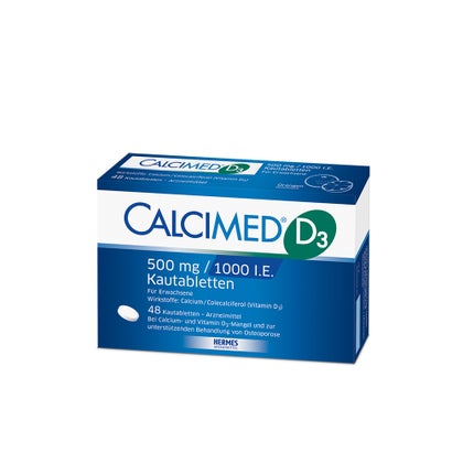 Calcimed D3 500 mg/1000 I.E. Kautablette 48 St online kaufen | DocMorris