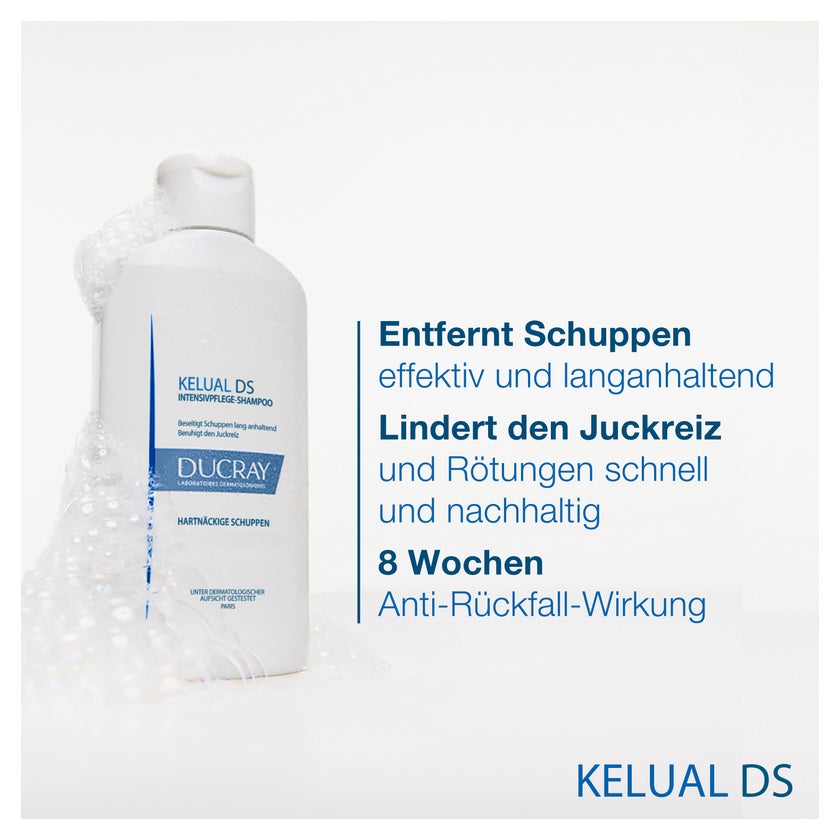 DUCRAY KELUAL DS ORIGINAL Anti-Schuppen Intensivpflege-Shampoo 100 ml ...