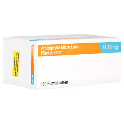 AMITRIPTYLIN Micro Labs 44,19 mg Filmtabletten 100 St mit E-Rezept ...