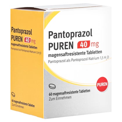 PANTOPRAZOL PUREN 40 mg magensaftres.Tabletten 60 St mit E-Rezept ...