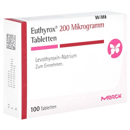 Euthyrox 200 Mikrogramm Tabletten 100 St mit E-Rezept kaufen | DocMorris