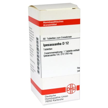 Ipecacuanha D 12 Tabletten 80 St online kaufen | DocMorris