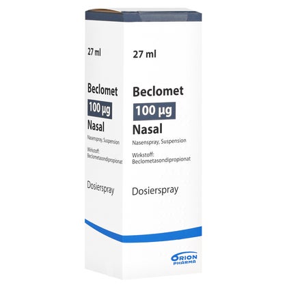 BECLOMET 100 µg nasal 250 Hub Nasenspray 27 ml mit E-Rezept kaufen ...