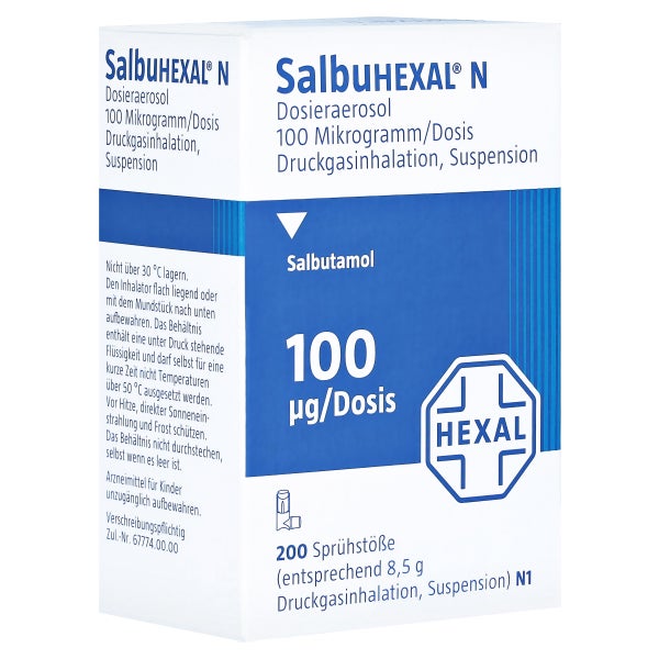 Salbuhexal N Dosieraerosol 200 Hub 200 Sp, 200 Sp online kaufen | DocMorris