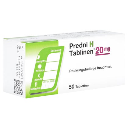 Predni H Tablinen 20 mg Tabletten 50 St mit E-Rezept kaufen | DocMorris