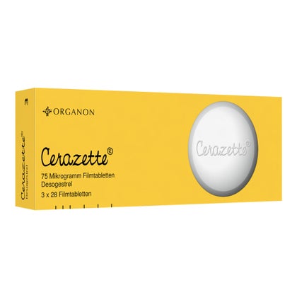 Cerazette 75 Mikrogramm Filmtabletten 3X28 St mit E-Rezept kaufen ...