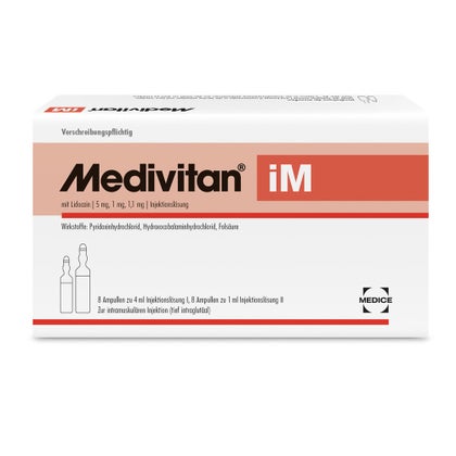 MEDIVITAN iM m.Lidocain Inj.-Lsg.i.Amp.-Paare 8 St mit E-Rezept kaufen ...