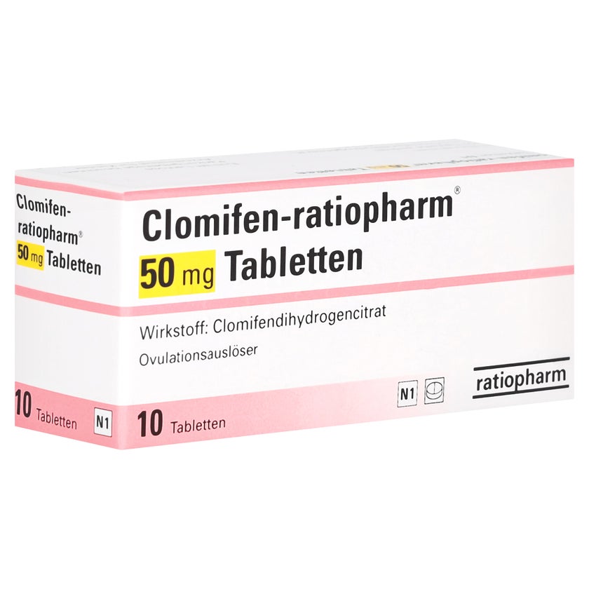 Clomifen-ratiopharm 50 mg Tabletten 10 St mit E-Rezept kaufen | DocMorris