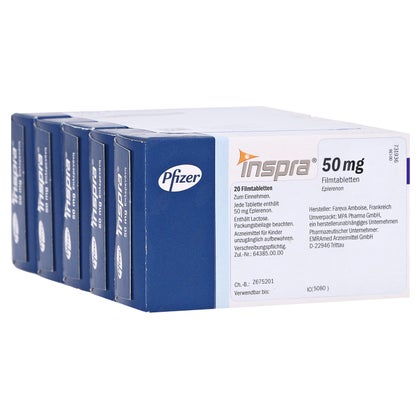 Inspra 50 mg Filmtabletten 100 St mit E-Rezept kaufen | DocMorris