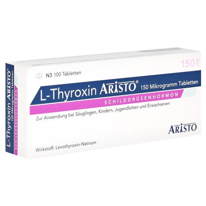 L-thyroxin Aristo 150 Mikrogramm Tablett 100 St mit E-Rezept kaufen ...