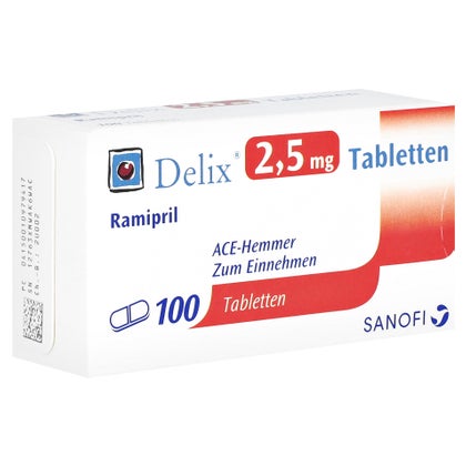 Delix 2,5 mg Tabletten 100 St mit E-Rezept kaufen | DocMorris