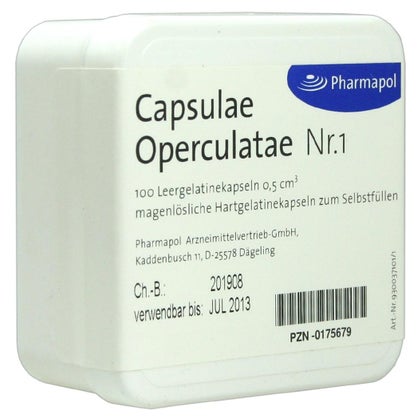 Capsulae Operculatae Kapseln Nr.1 0,5 100 St online kaufen | DocMorris