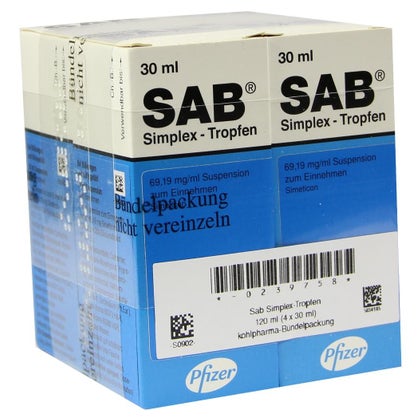 SAB Simplex Suspension zum Einnehmen - Reimport 4X30 ml online kaufen ...