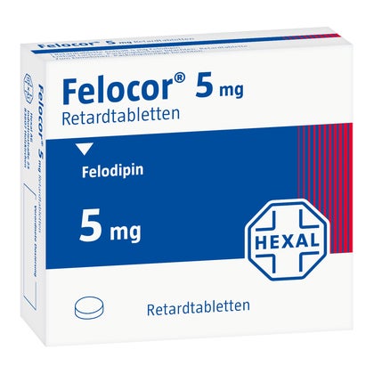 Felocor 5 mg Retardtabletten 100 St mit E-Rezept kaufen | DocMorris