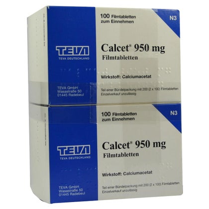 Calcet 950 mg Filmtabletten 200 St online kaufen | DocMorris