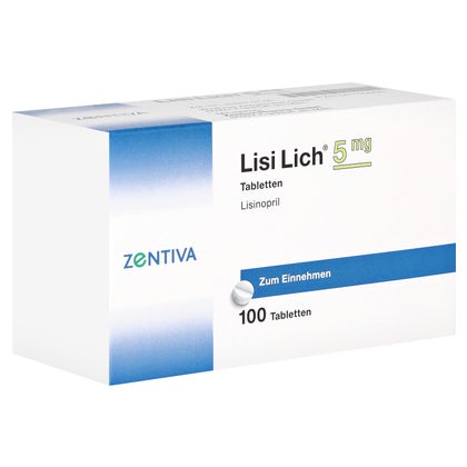 Lisilich 5 mg Tabletten 100 St mit E-Rezept kaufen | DocMorris