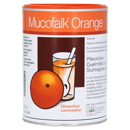 Mucofalk Orange Granulat Flohsamenschalen 300 g online kaufen | DocMorris