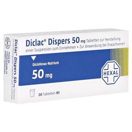 Diclac Dispers Tabletten 20 St mit E-Rezept kaufen | DocMorris