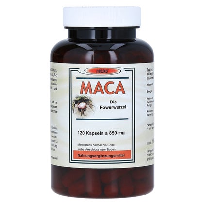 MACA Kapseln 850 mg Macawurzelpulv.a.Öko 120 St online kaufen | DocMorris