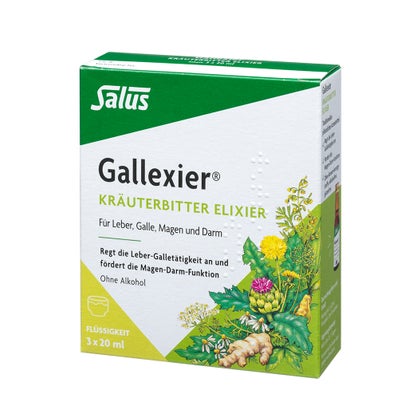 Gallexier Kräuterbitter Elixier Salus Fl 3X20 ml online kaufen | DocMorris