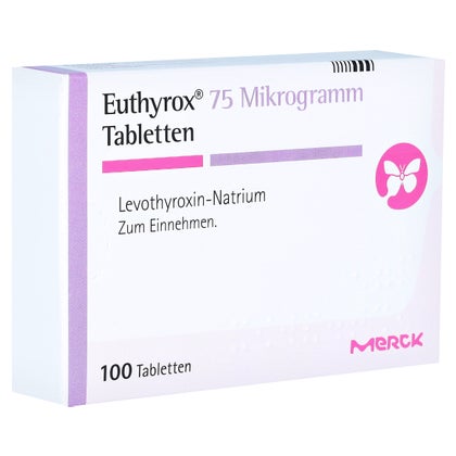 Euthyrox 75 Mikrogramm Tabletten 100 St mit E-Rezept kaufen | DocMorris