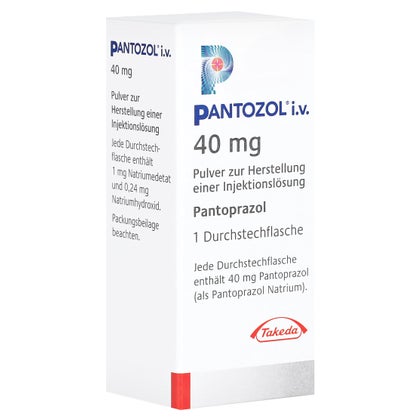 PANTOZOL i.v. 40 mg Trockensubstanz o.Lösungsm. 1 St mit E-Rezept ...